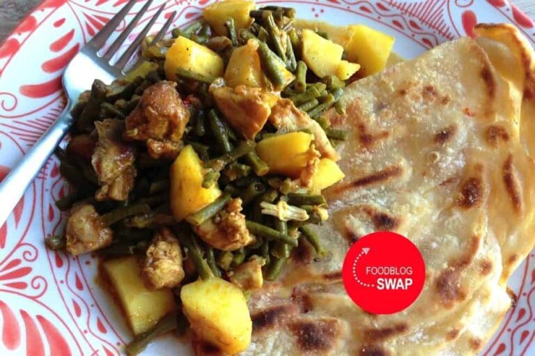 Surinaamse roti met lam, aardappel en kouseband - Francesca Kookt