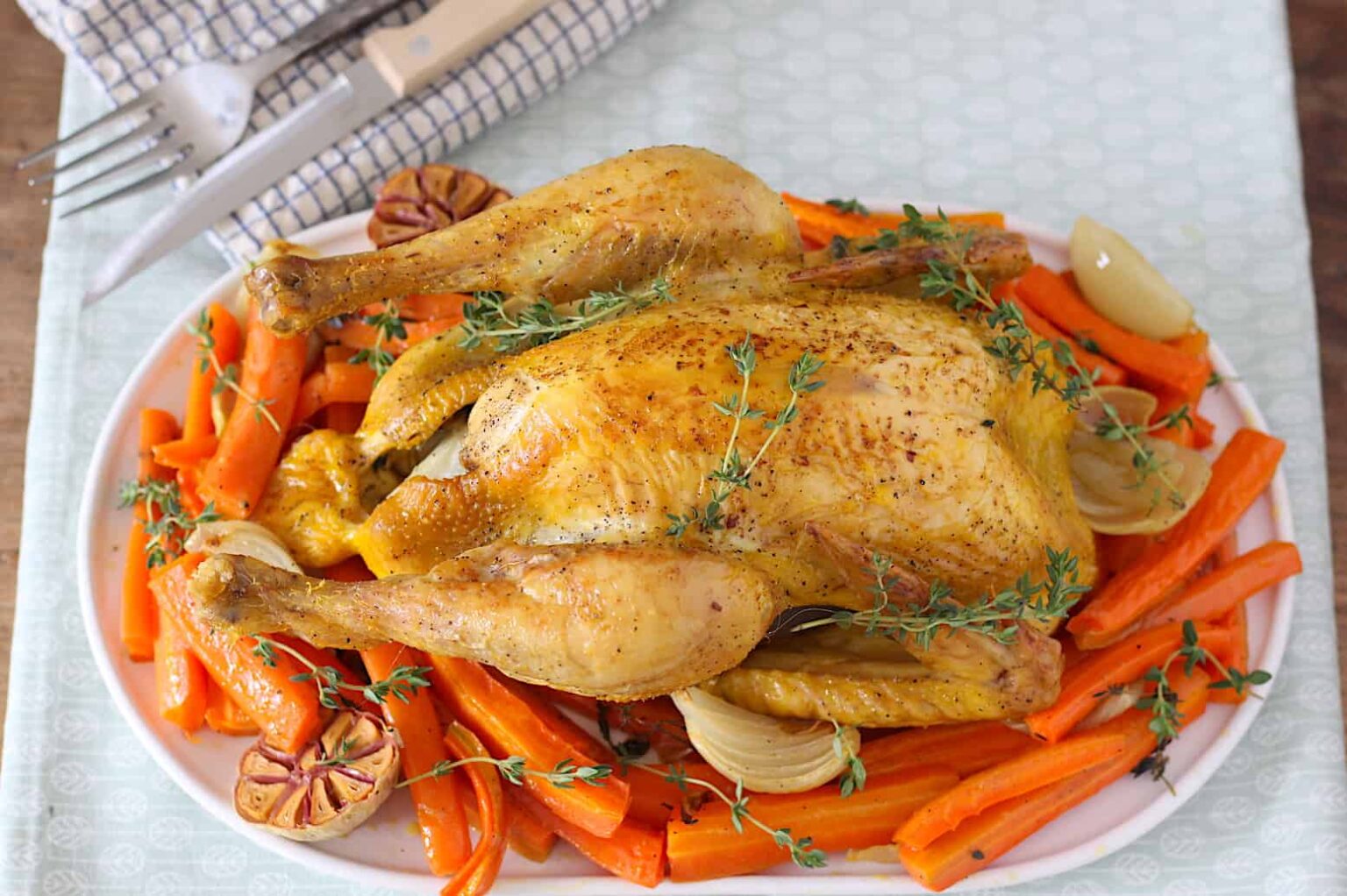 Kip, patat en appelmoes 'Christmas style' - Francesca Kookt