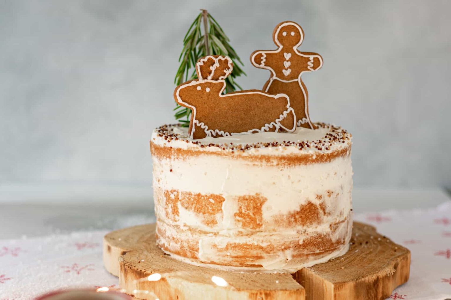 Makkelijke Red Velvet kersttaart - Francesca Kookt