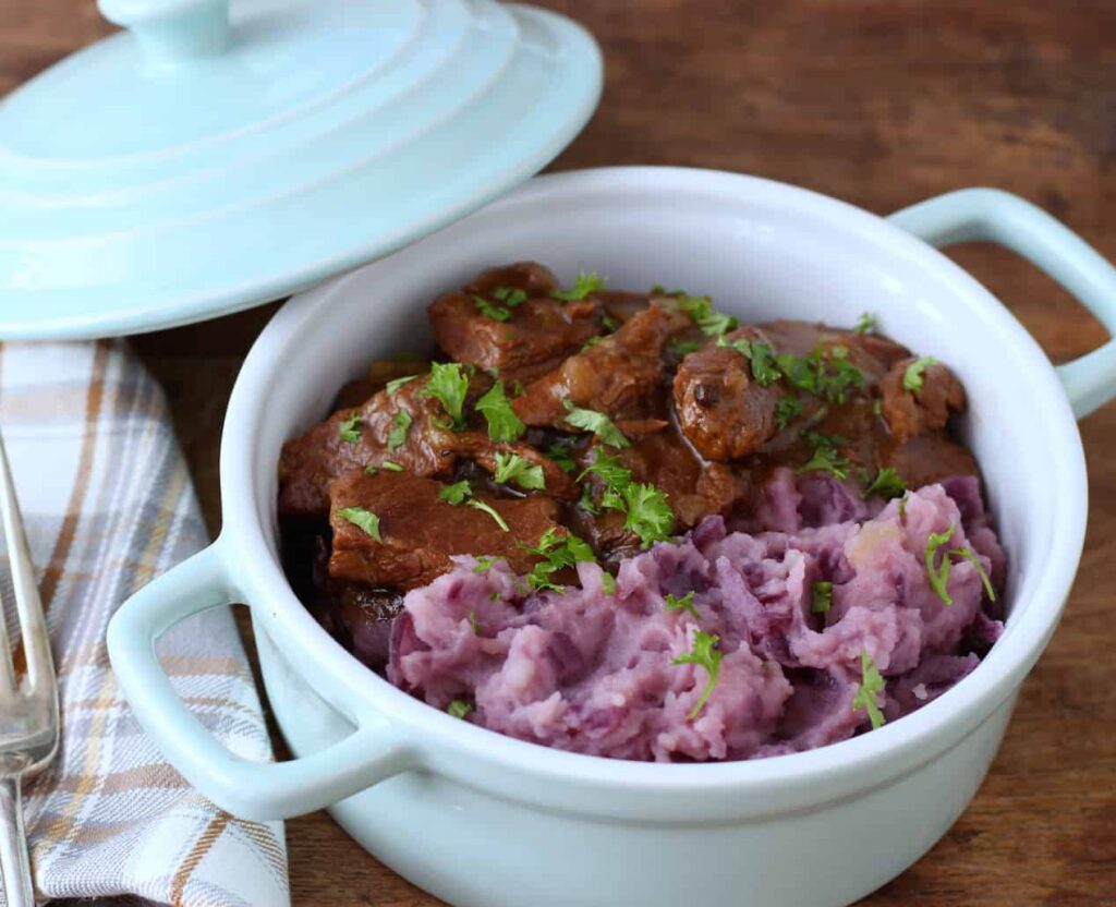 Rode kool stamppot met hachee - Francesca Kookt