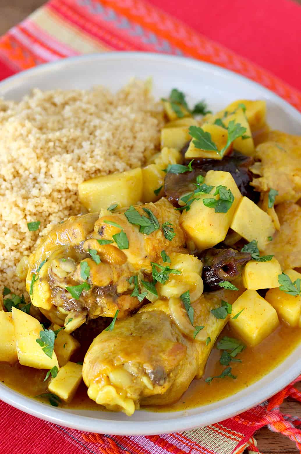 Stoof met kip, knolselderij en ras el hanout - Francesca Kookt