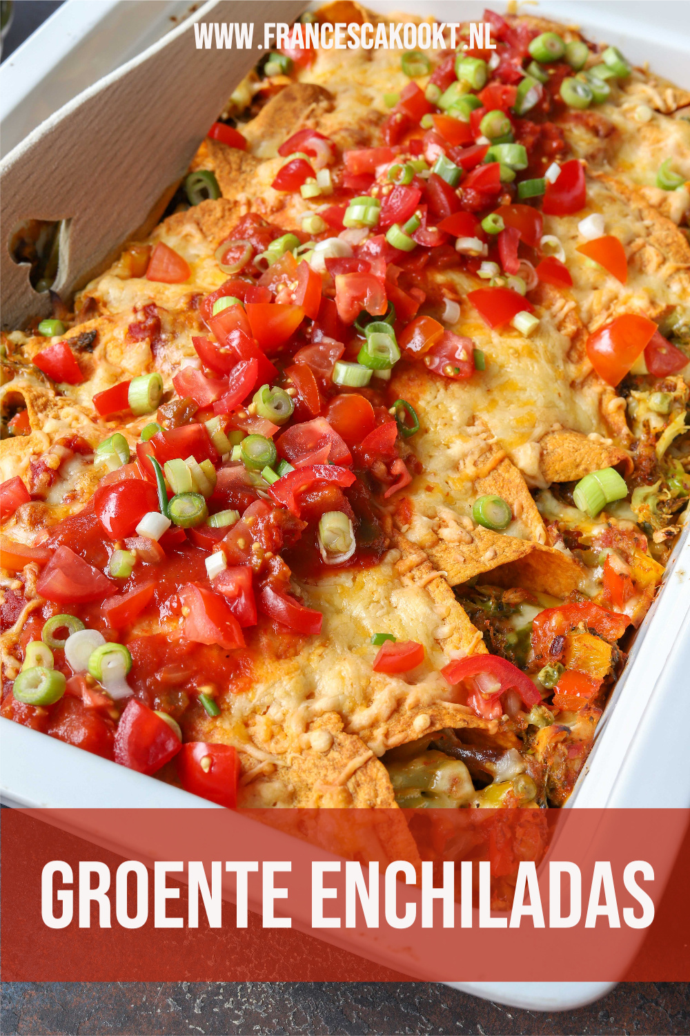 Groente enchilada's met geroosterde kip - Francesca Kookt