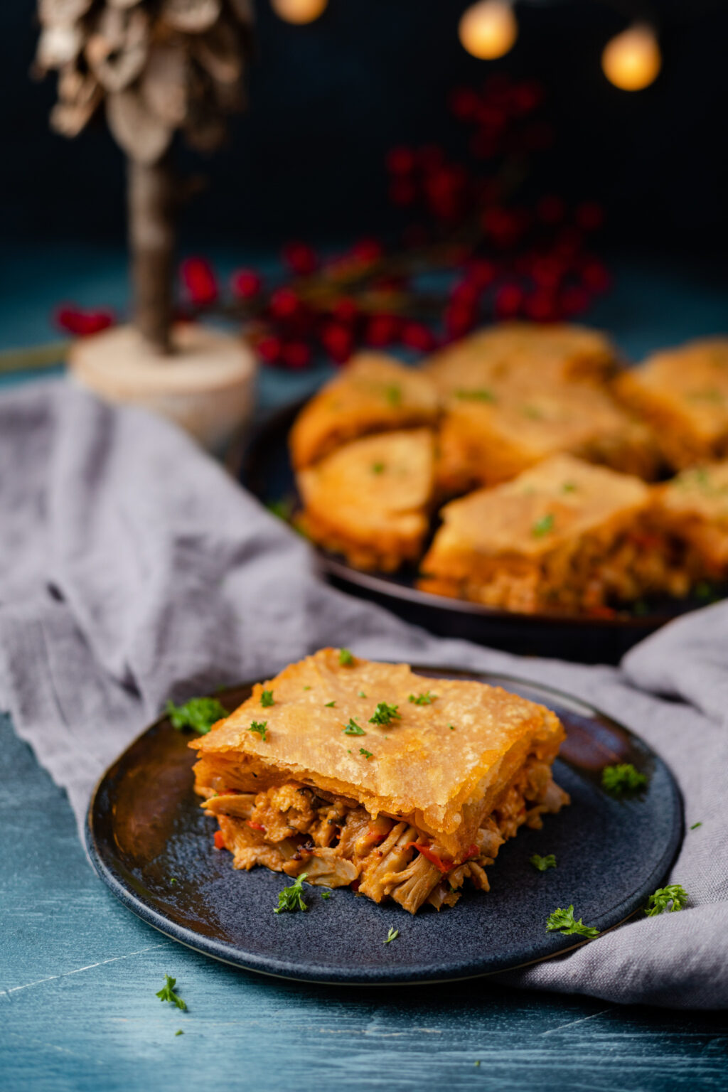 Griekse hartige kiptaart (kotopita) - Francesca Kookt