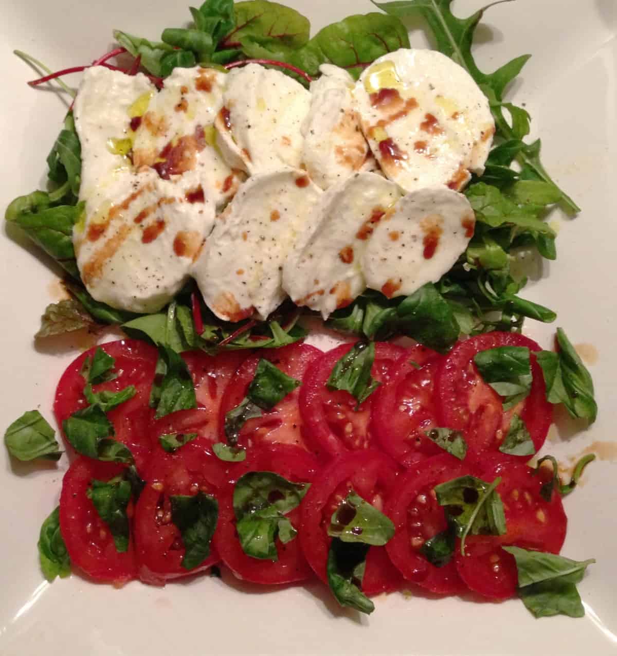 Salade caprese - Francesca Kookt